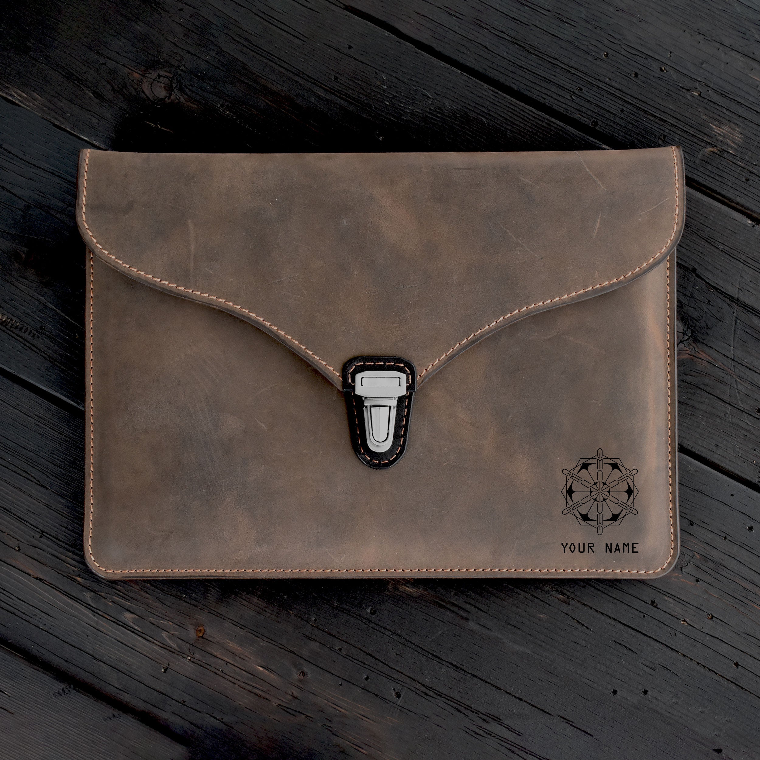 PREORDER! BLACKTHORN LEATHER LAPTOP CASE WITH YOUR NAME – P86:OMNI ...
